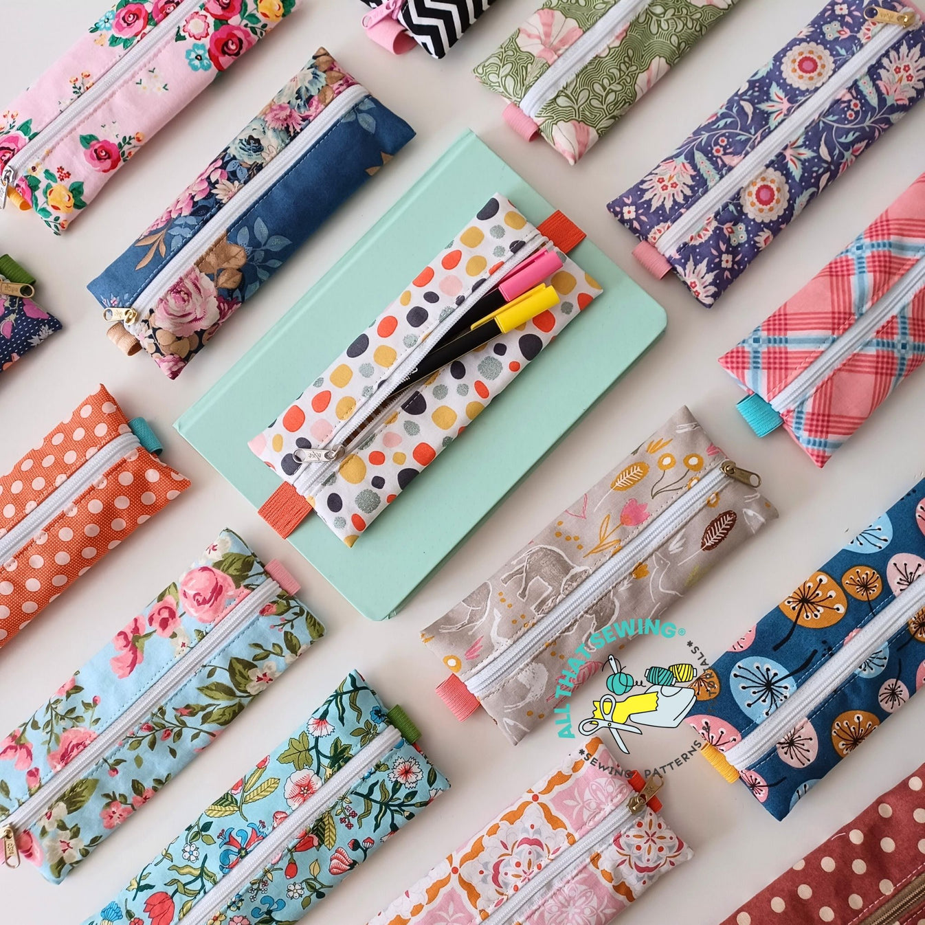 Elastic Pencil Case – All That Sewing